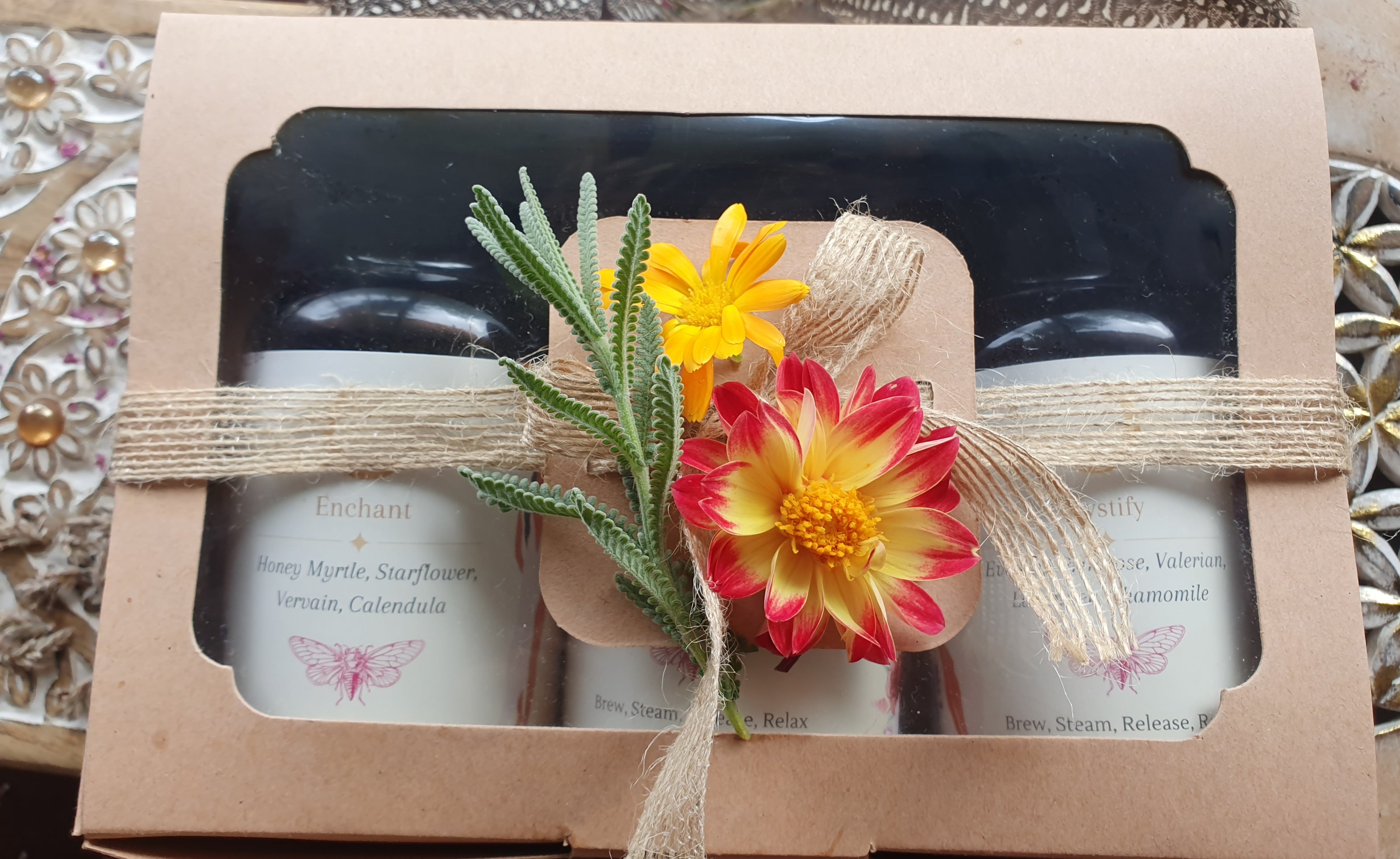 Cicada Dream Steam Full Cycle Gift Box + Tea – Naturally Handmade Australia